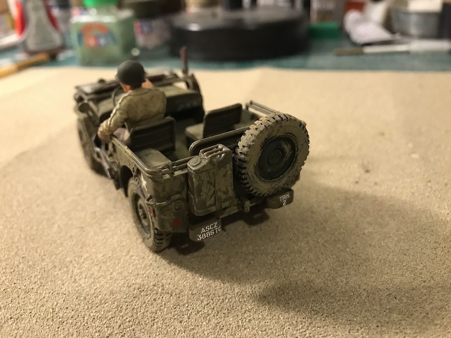 US Willys MB Jeep -- Plastic Model Military Vehicle Kit -- 1/35 Scale ...