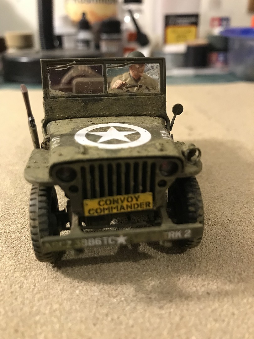 US Willys MB Jeep -- Plastic Model Military Vehicle Kit -- 1/35 Scale ...