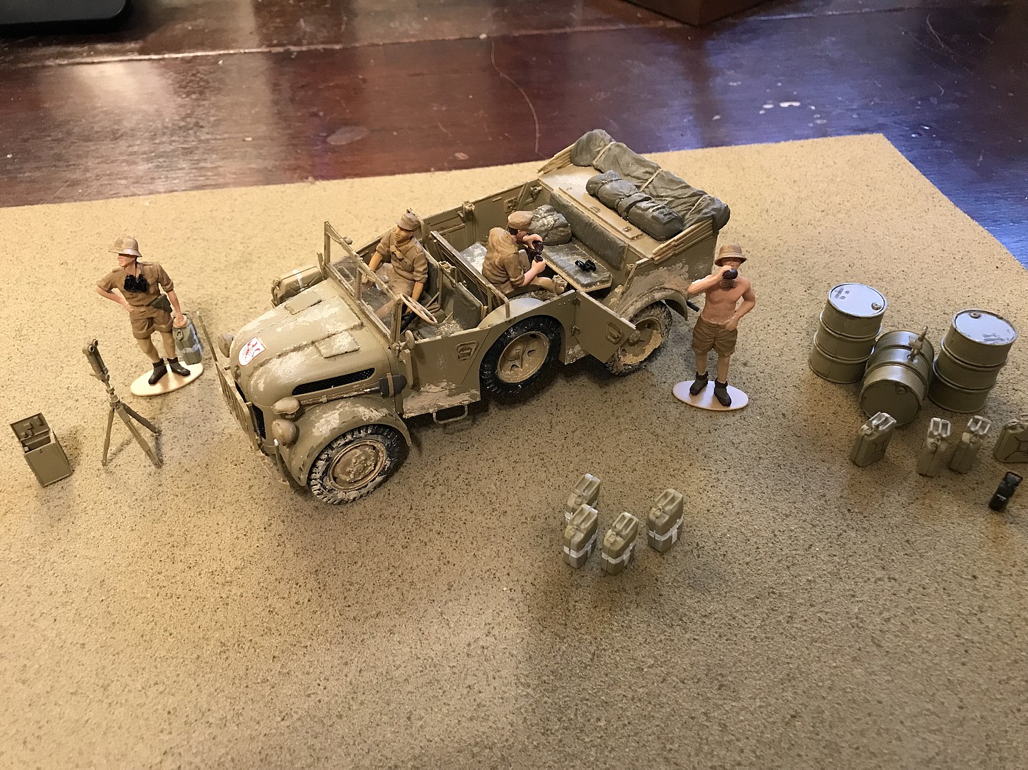 German Steyr Type 1500A/01 & Africa Corps -- Plastic Model Military Kit ...