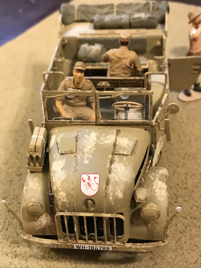 German Steyr Type 1500A/01 & Africa Corps -- Plastic Model Military Kit ...