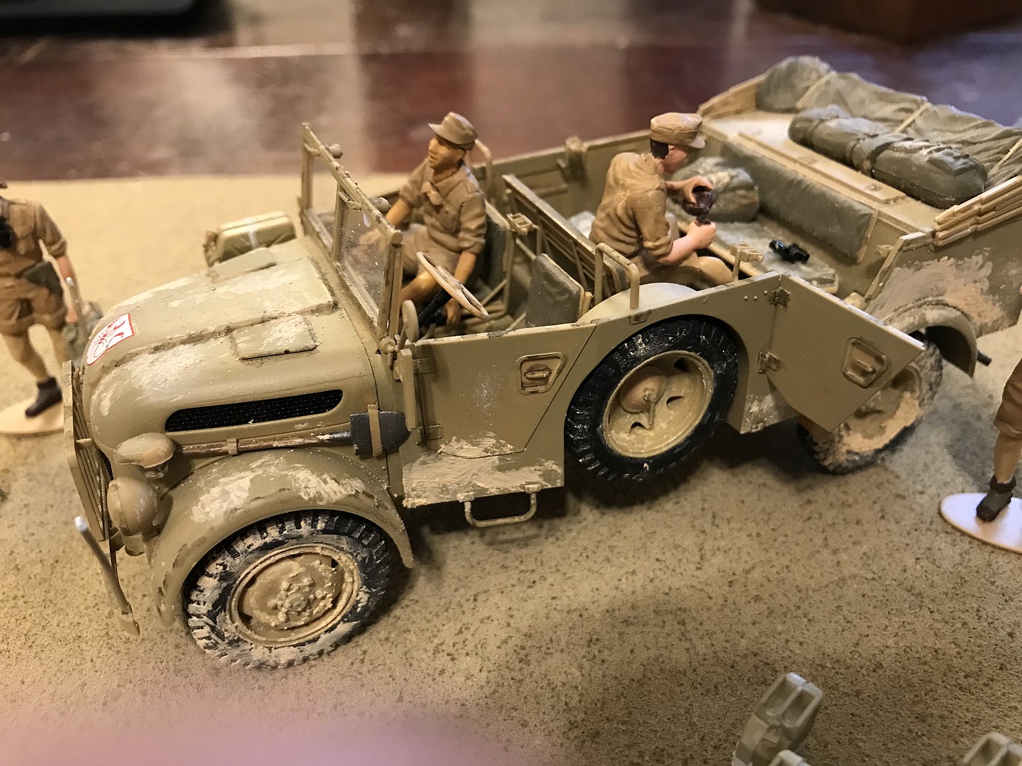 German Steyr Type 1500A/01 & Africa Corps -- Plastic Model Military Kit ...