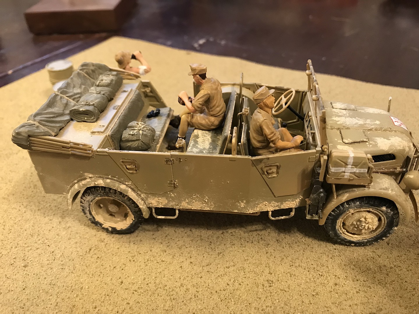 German Steyr Type 1500A/01 & Africa Corps -- Plastic Model Military Kit ...
