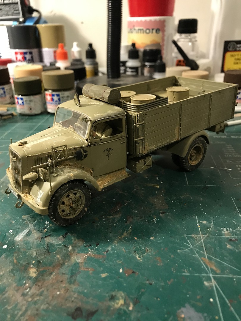 WWII Opel Blitz S Cargo Truck -- Plastic Model Military Vehicle Kit ...