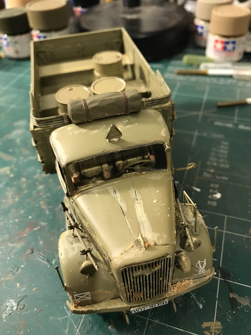 WWII Opel Blitz S Cargo Truck -- Plastic Model Military Vehicle Kit ...