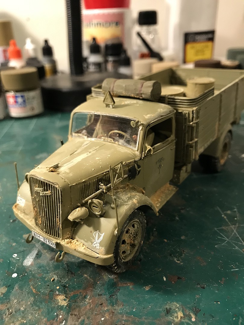 WWII Opel Blitz S Cargo Truck -- Plastic Model Military Vehicle Kit ...