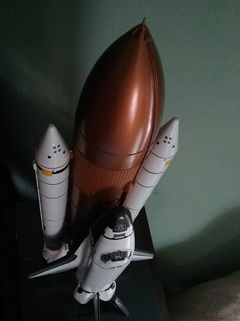 Space Shuttle Discovery with Booster Rocket -- Space Program Plastic ...