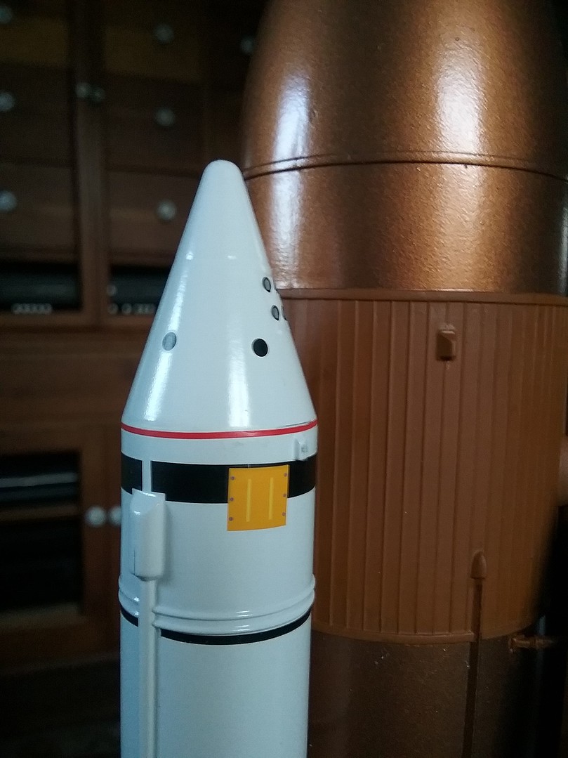 Space Shuttle Discovery with Booster Rocket -- Space Program Plastic ...