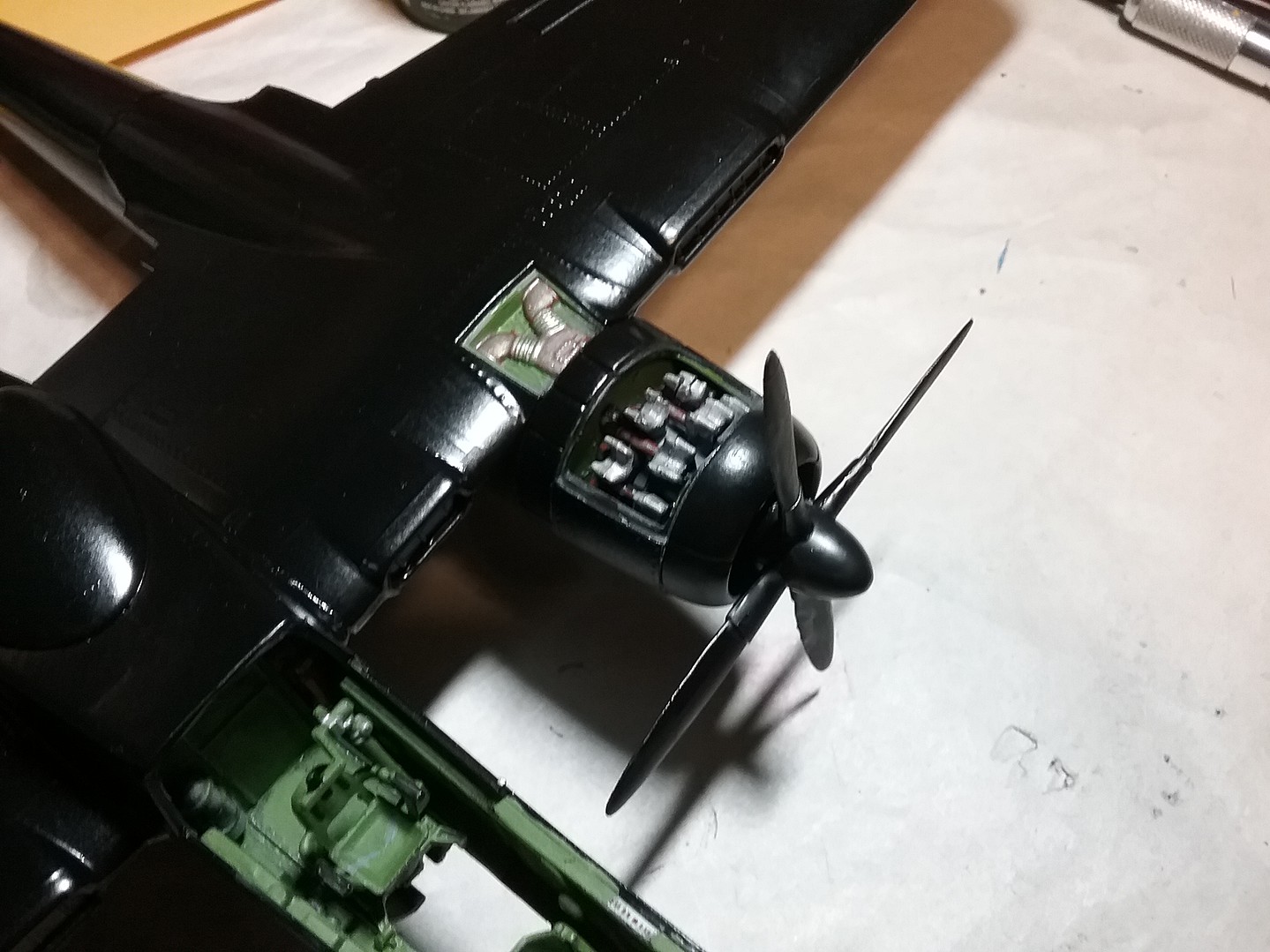 P-61 Black Widow -- Plastic Model Airplane Kit -- 1/48 Scale -- #857546 ...