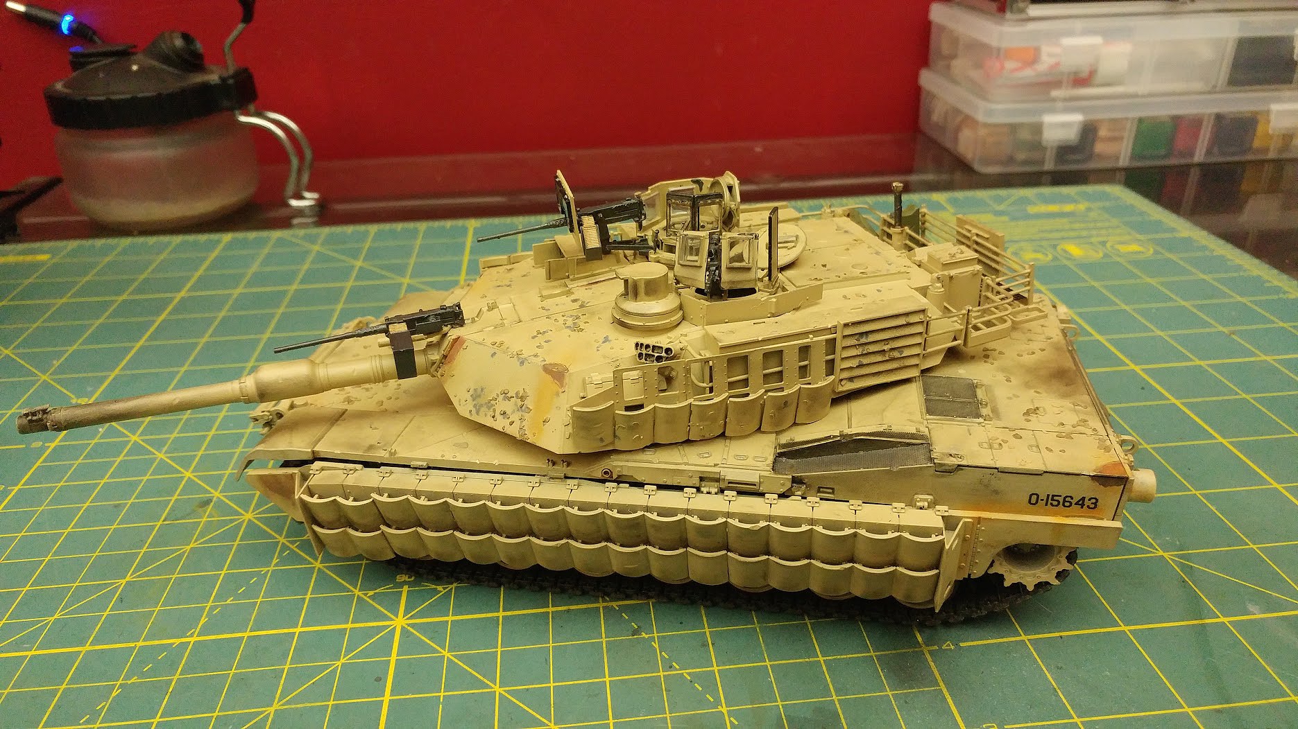 US M1A2 SEP Abrams Tusk II Tank -- Plastic Model Military Vehicle Kit ...