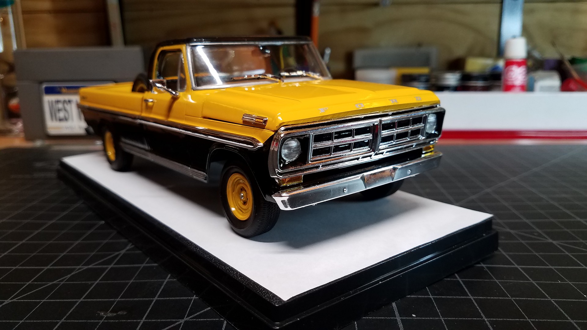 1971 Ford Ranger Pickup -- Plastic Model Car Kit -- 1/25 Scale -- #1208 ...