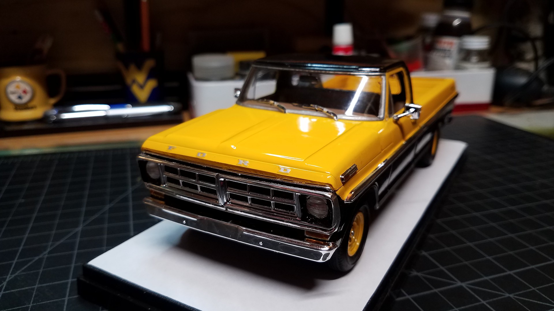 1971 Ford Ranger Pickup -- Plastic Model Car Kit -- 1/25 Scale -- #1208 ...