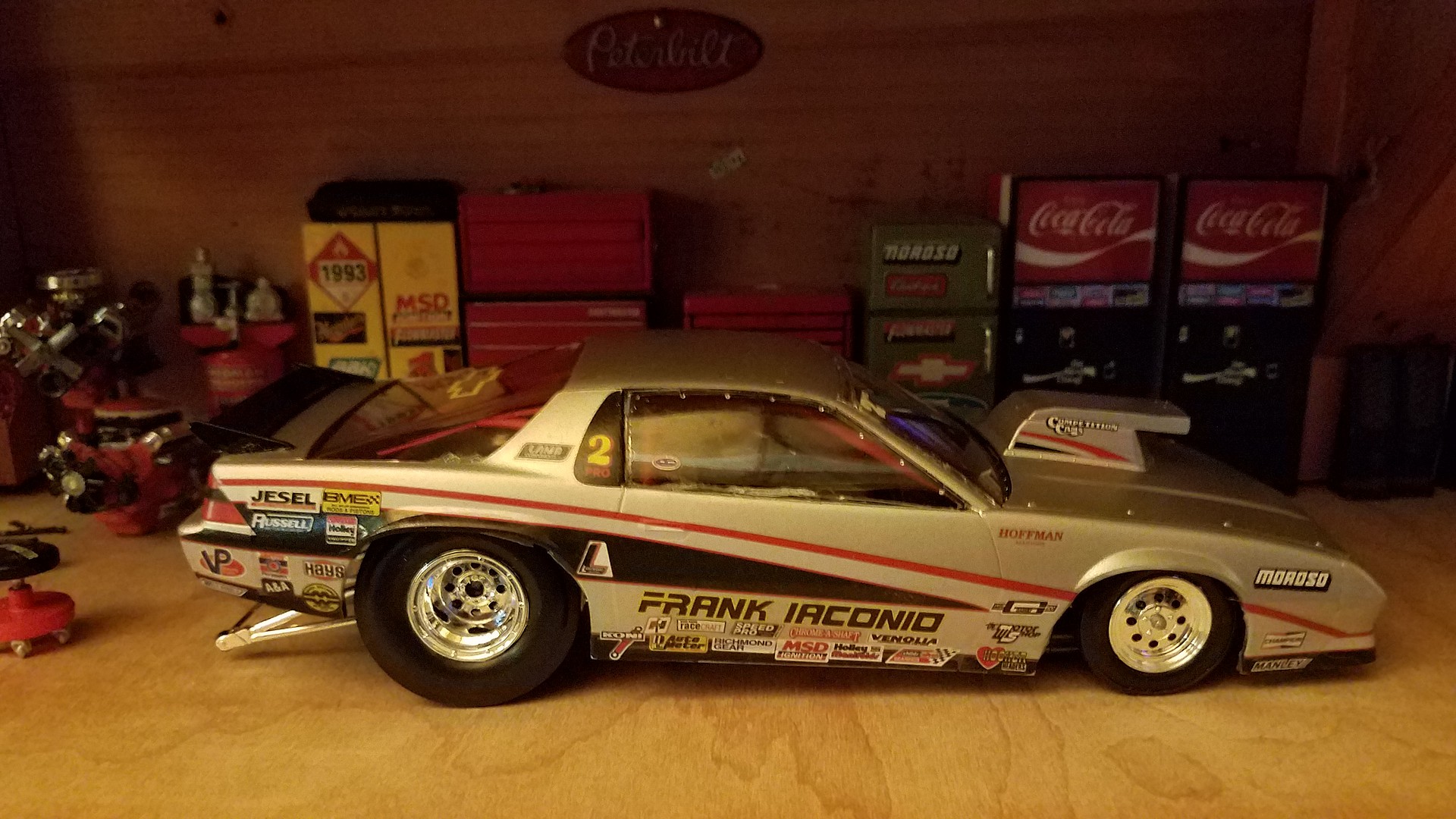 Iaconio Camaro Pro Stock -- Plastic Model Car Kit -- 1/24 Scale ...