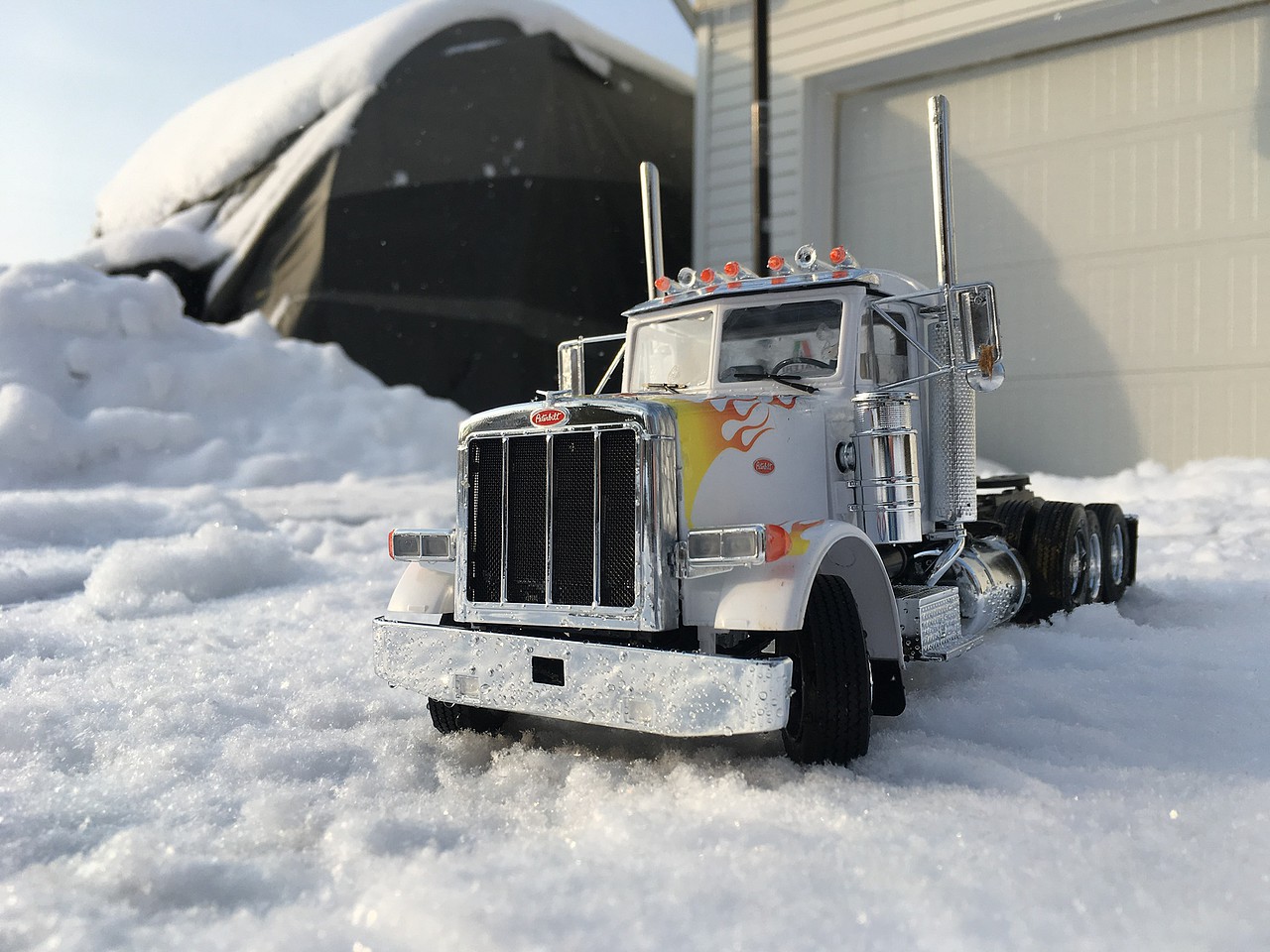 Peterbilt 378-119 -- Plastic Model Truck Kit -- 1/24 Scale -- #3894s ...