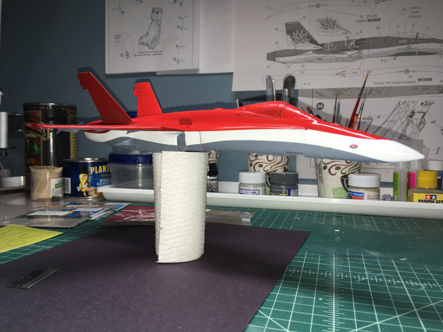 CF-188A RCAF Demo Team 2017 -- Plastic Model Airplane Kit -- 1/48 Scale ...