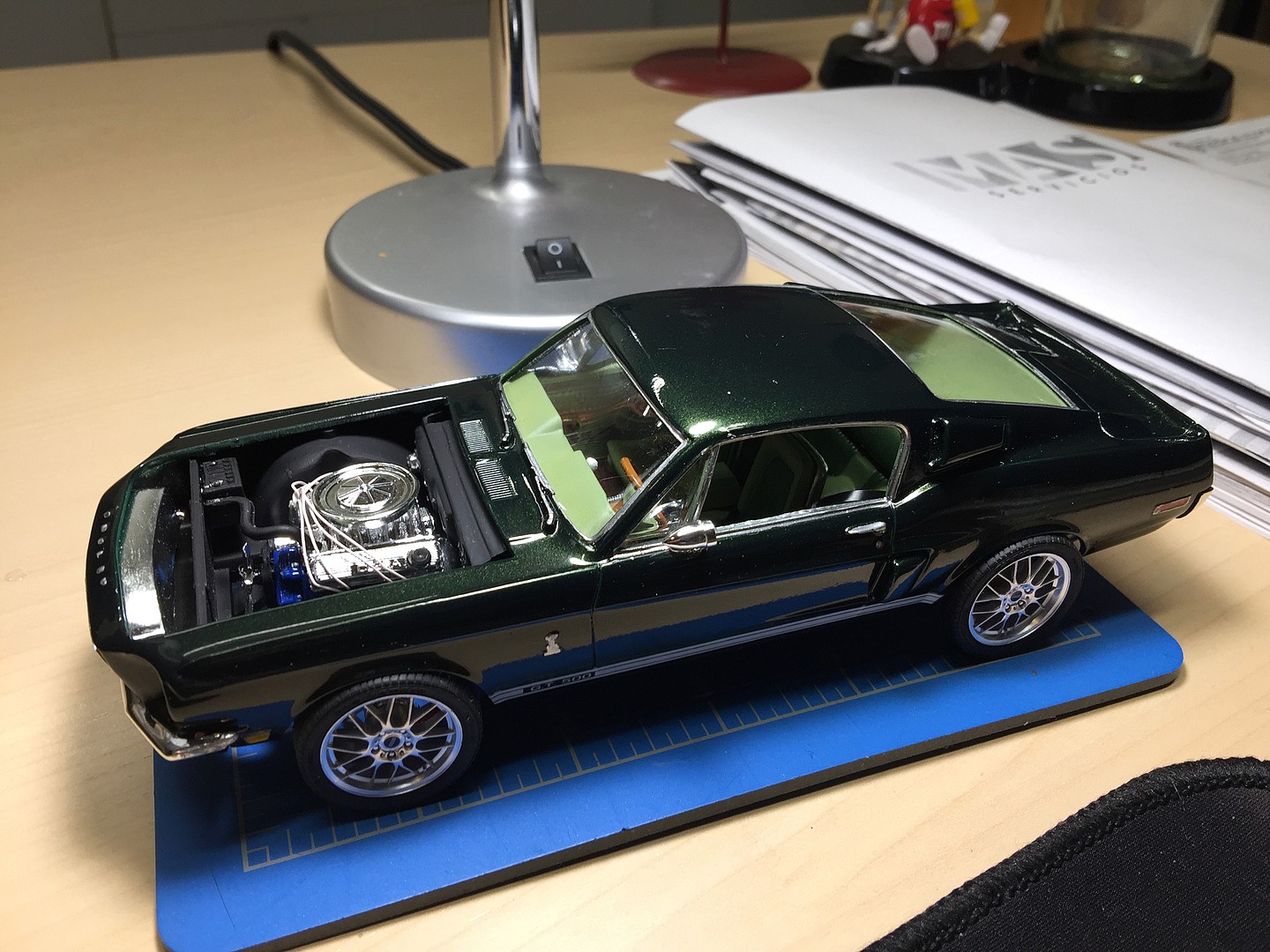 1968 Mustang GT 2'n1 -- Plastic Model Car Kit -- 1/25 Scale -- #854215 ...