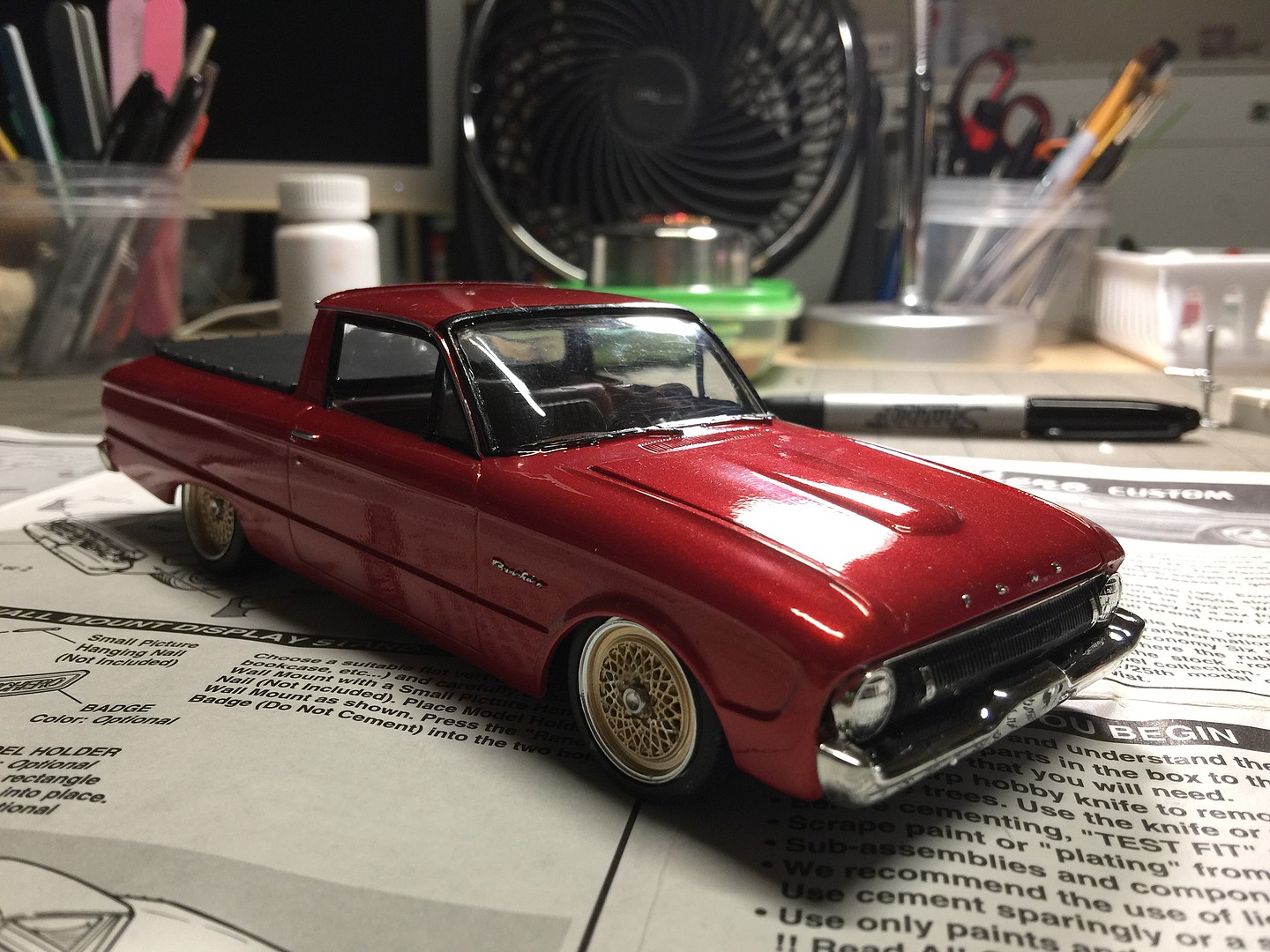 1960 FORD RANCHERO OHIO GEO -- Plastic Model Car Truck Vehicle Kit -- 1 ...