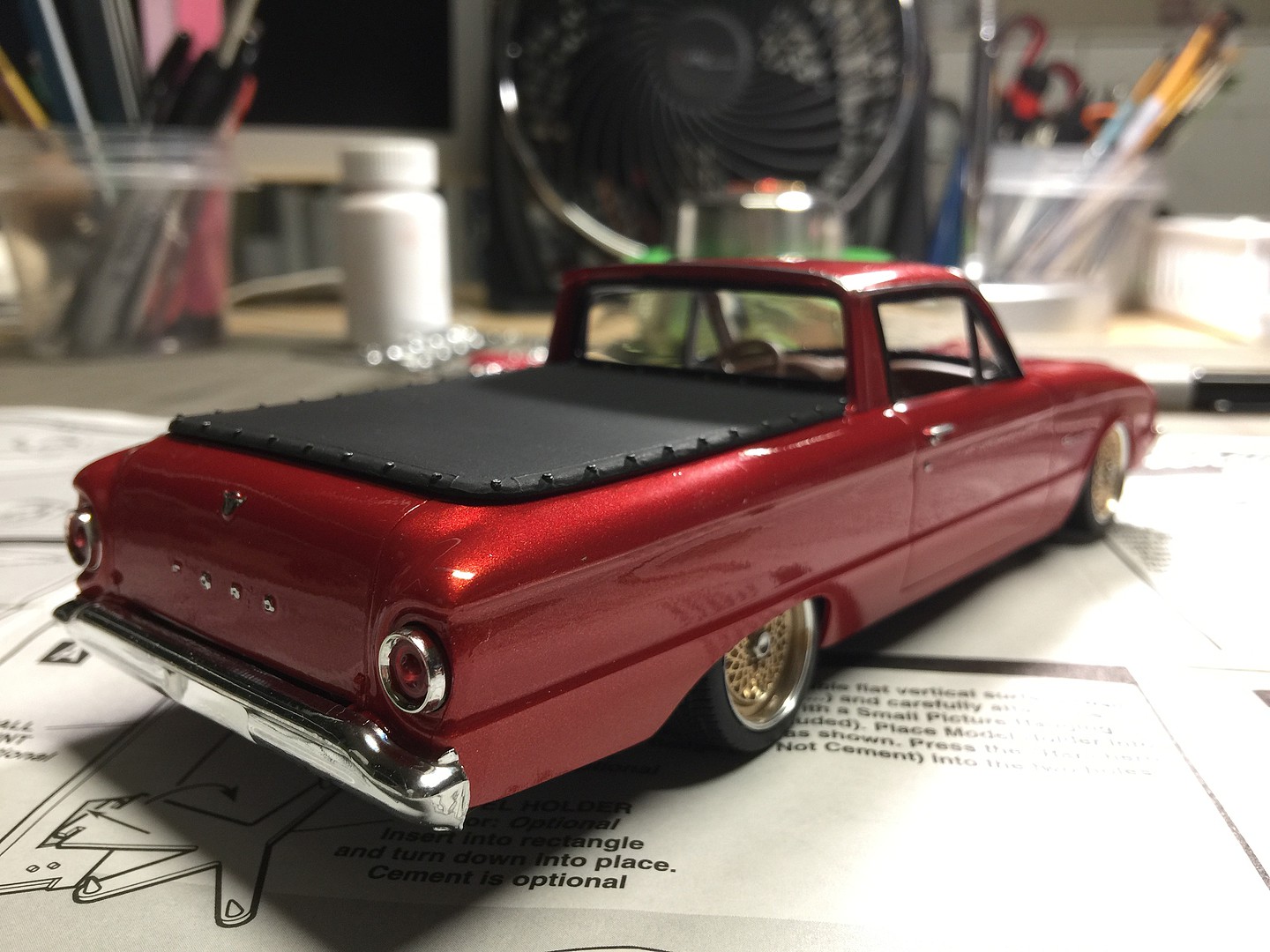 1960 FORD RANCHERO OHIO GEO -- Plastic Model Car Truck Vehicle Kit -- 1 ...