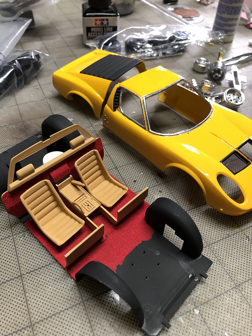 Lamborghini Miura -- Plastic Model Car Kit -- 1/24 Scale -- #3686s ...