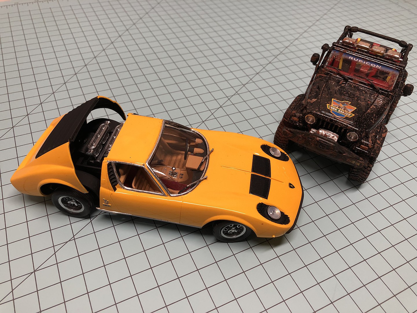 Lamborghini Miura -- Plastic Model Car Kit -- 1/24 Scale -- #3686s ...