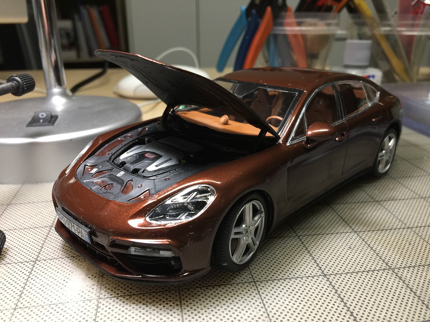 Porsche Panamera 2 -- Plastic Model Car Kit -- 1/24 Scale -- #07034 ...