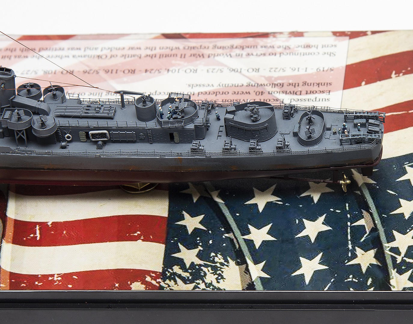USS England DE635 Buckley Class Destroyer -- Plastic Model Military ...