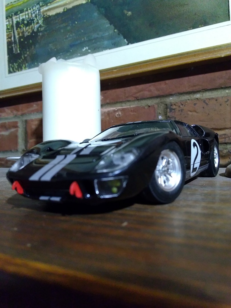 Ford GT40 Mk II #2 1966 LeMans Race Car -- Plastic Model Car Kit -- 1/ ...