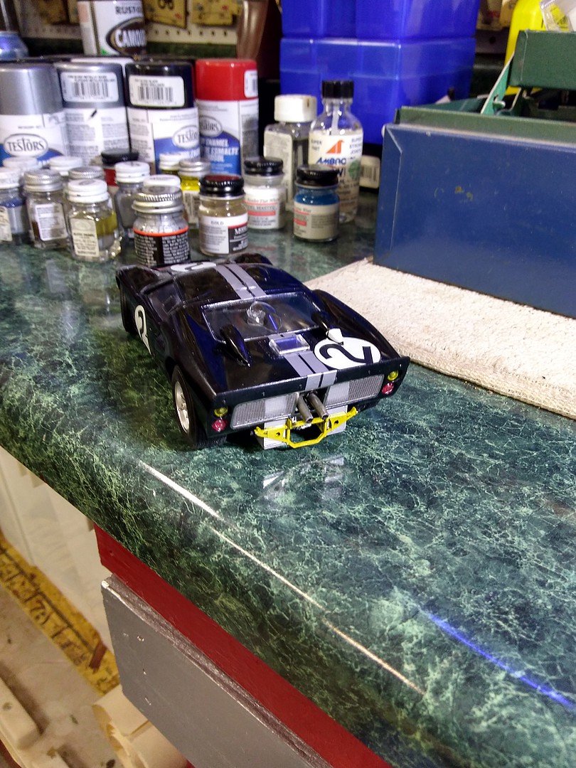 Ford GT40 Mk II #2 1966 LeMans Race Car -- Plastic Model Car Kit -- 1/ ...