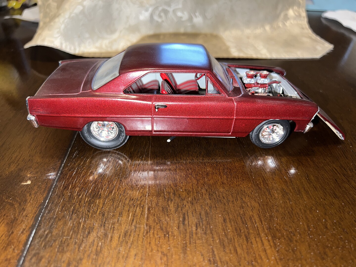 1966 Chevy Nova Pro Street -- Plastic Model Car Kit -- 1/25 Scale ...