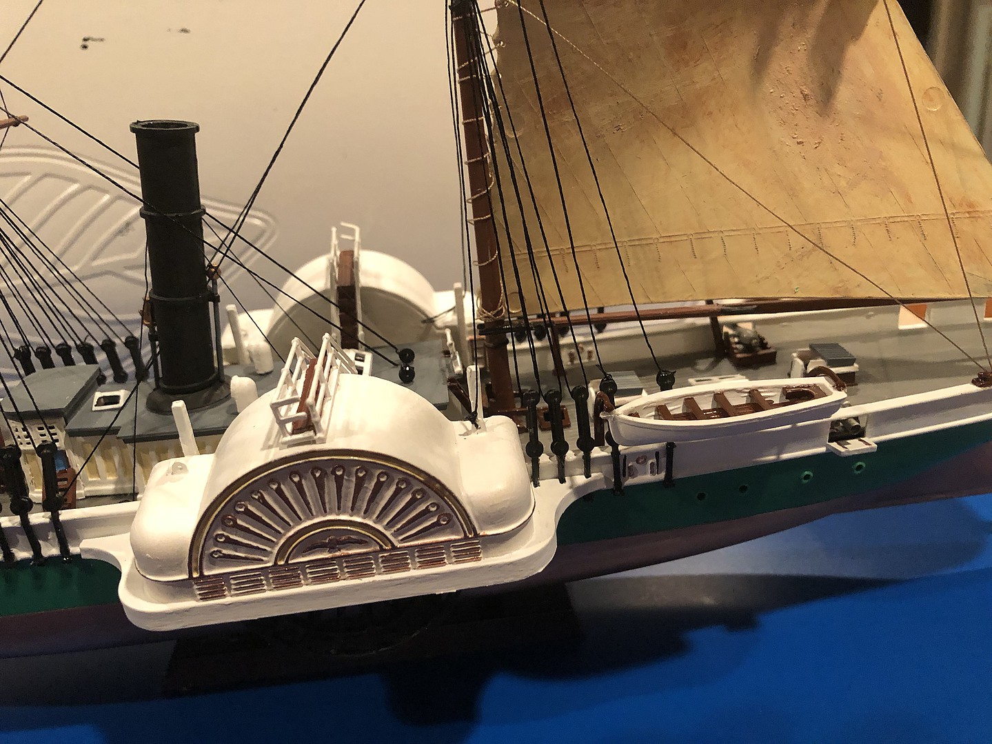 Civil War Blockade Runner Military Boat -- Plastic Model Military Ship ...