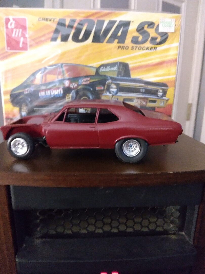 1972 Chevy Nova SS 'Old Pro' 2T -- Plastic Model Car Kit -- 1/25 Scale ...