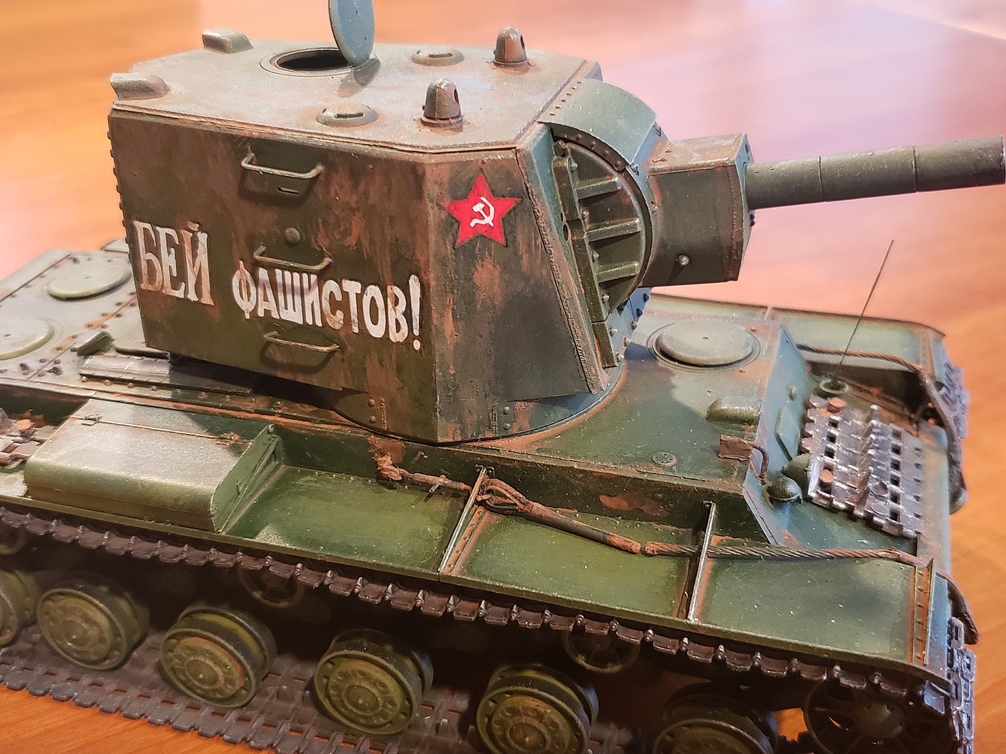 Russian KV-2 Model 1939 Big Turret Tank -- Plastic Model Military ...