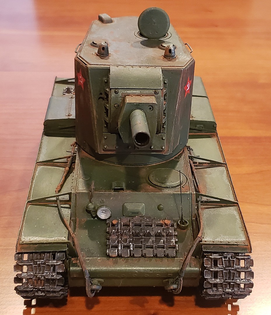 Russian KV-2 Model 1939 Big Turret Tank -- Plastic Model Military ...