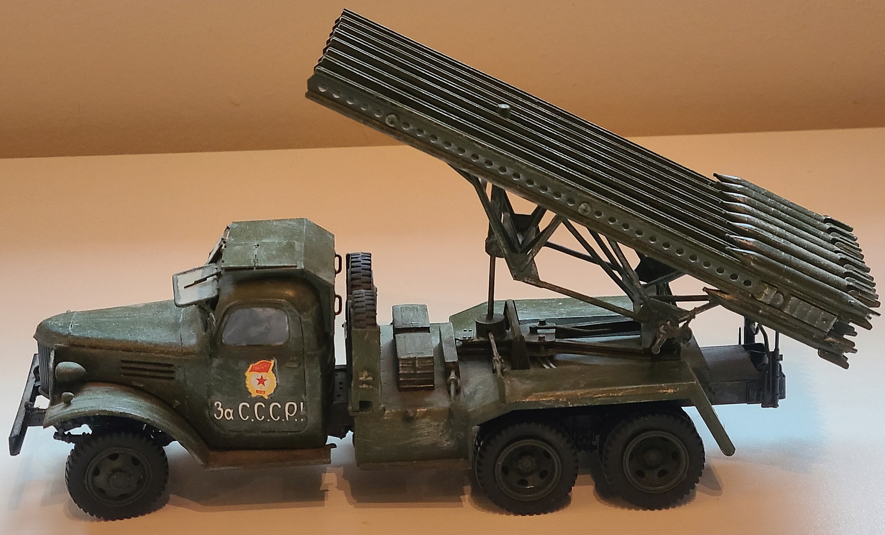 WWII Soviet Rocket Launcher BM13 Katyusha -- Plastic Model Military ...