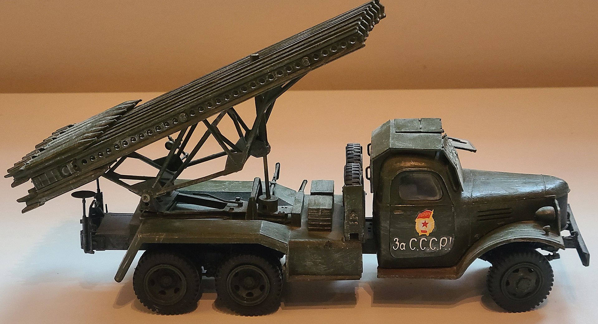 WWII Soviet Rocket Launcher BM13 Katyusha -- Plastic Model Military ...