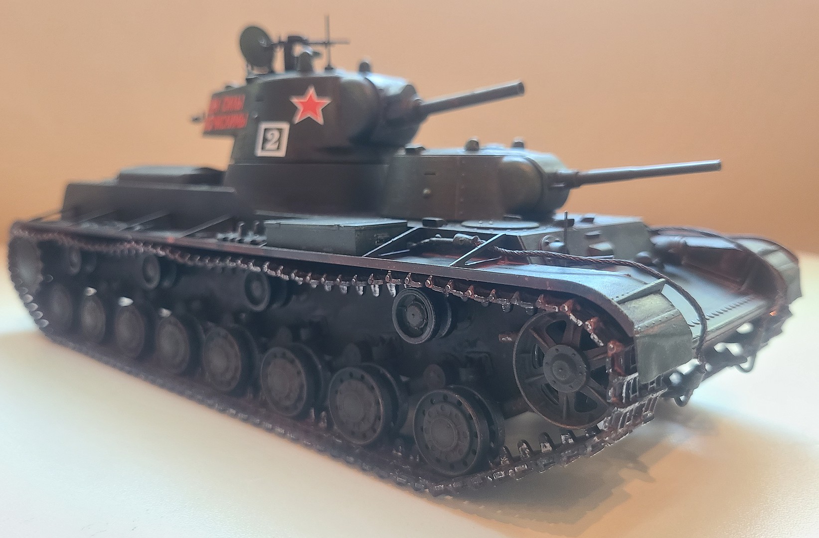 Soviet SMK Heavy Tank (New Tool) -- Plastic Model Military Vehicle -- 1 ...