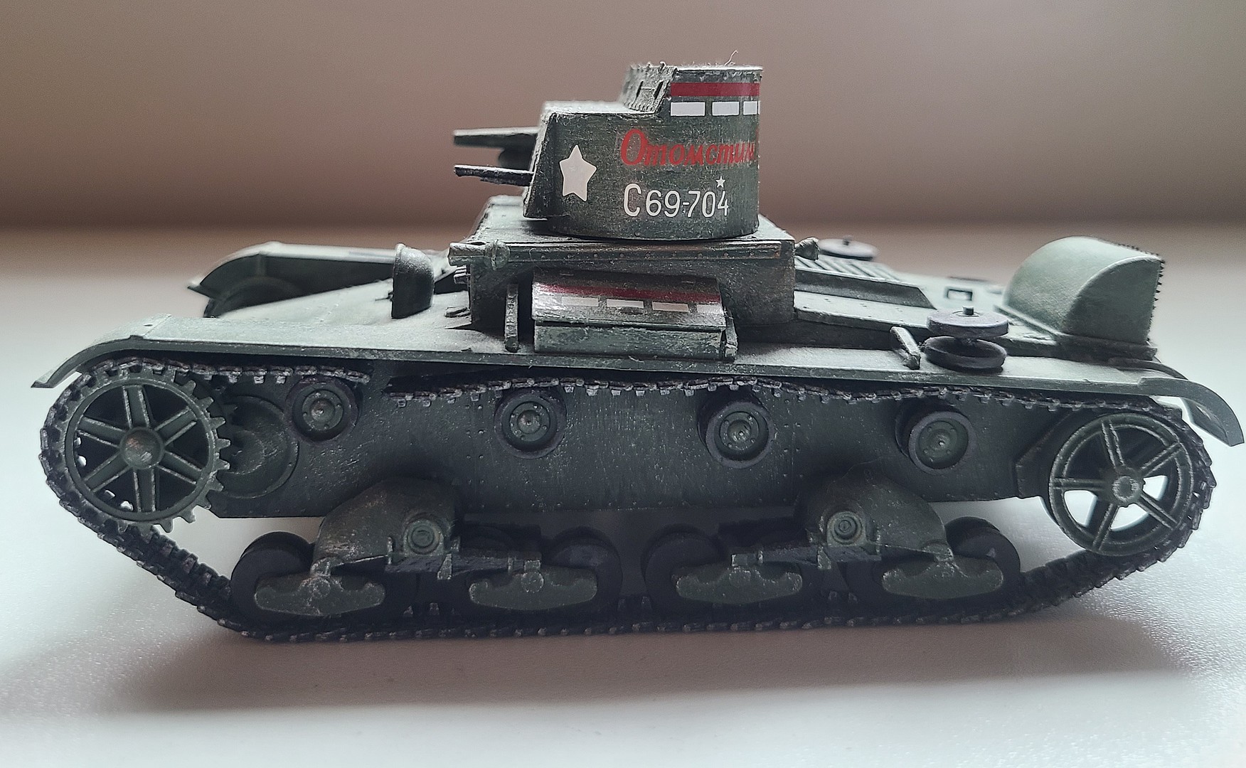 T-26 TWIN TURRET SOVIET TANK -- Plastic Model Military Vehicle Kit -- 1 ...