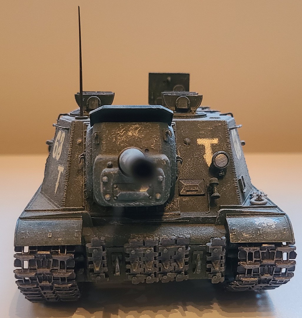JSU-122 Vs Panzerjager 3'n1 -- Plastic Model Military Vehicle -- 1/35 ...