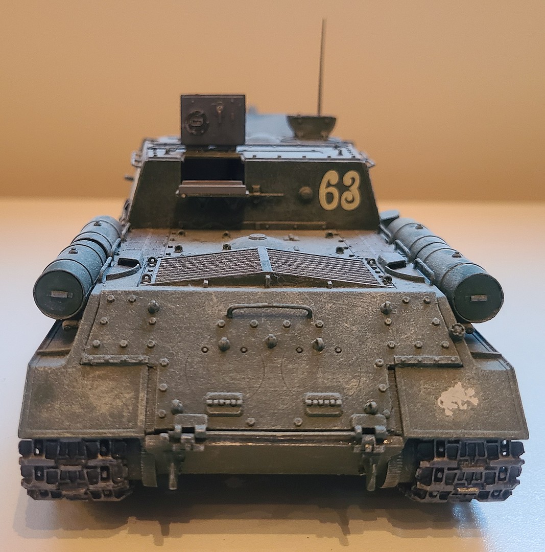 JSU-122 Vs Panzerjager 3'n1 -- Plastic Model Military Vehicle -- 1/35 ...