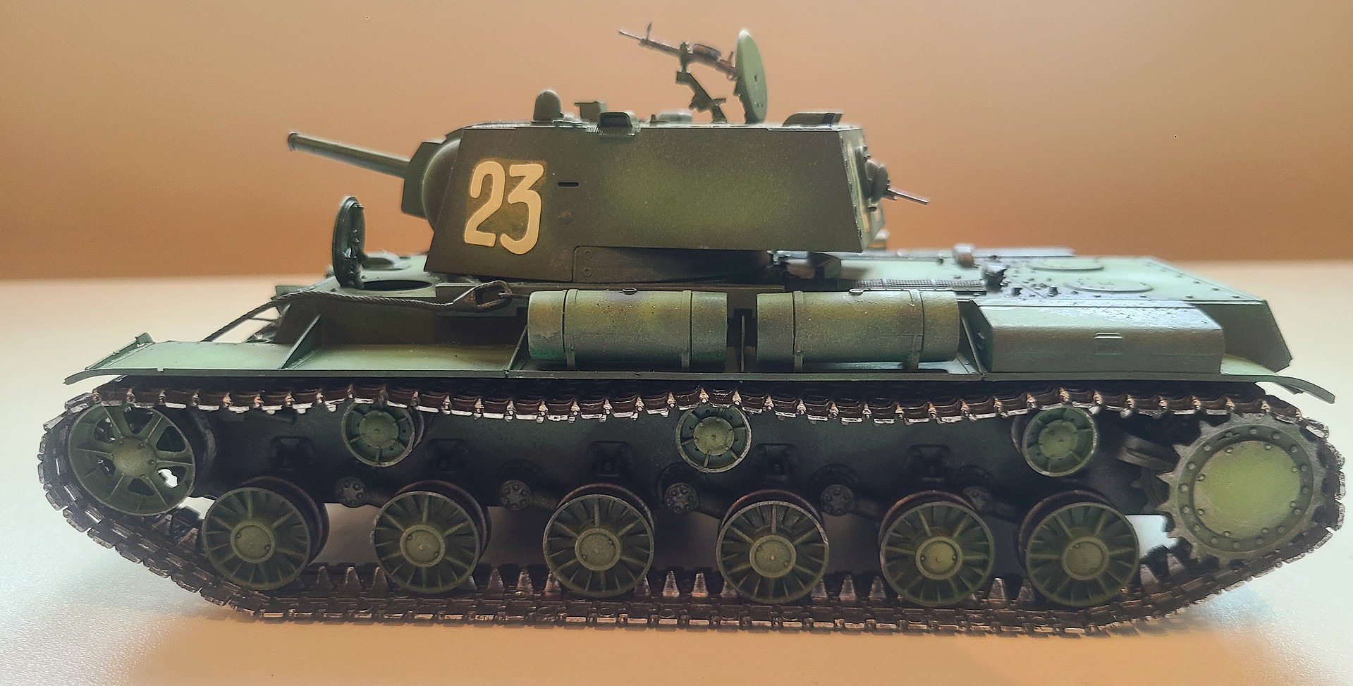 Gallery Pictures Trumpeter Soviet KV8 Heavy Tank Plastic Model Military ...