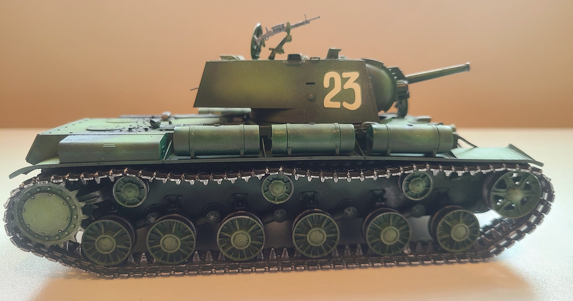 Soviet KV8 Heavy Tank -- Plastic Model Military Vehicle Kit -- 1/35 ...