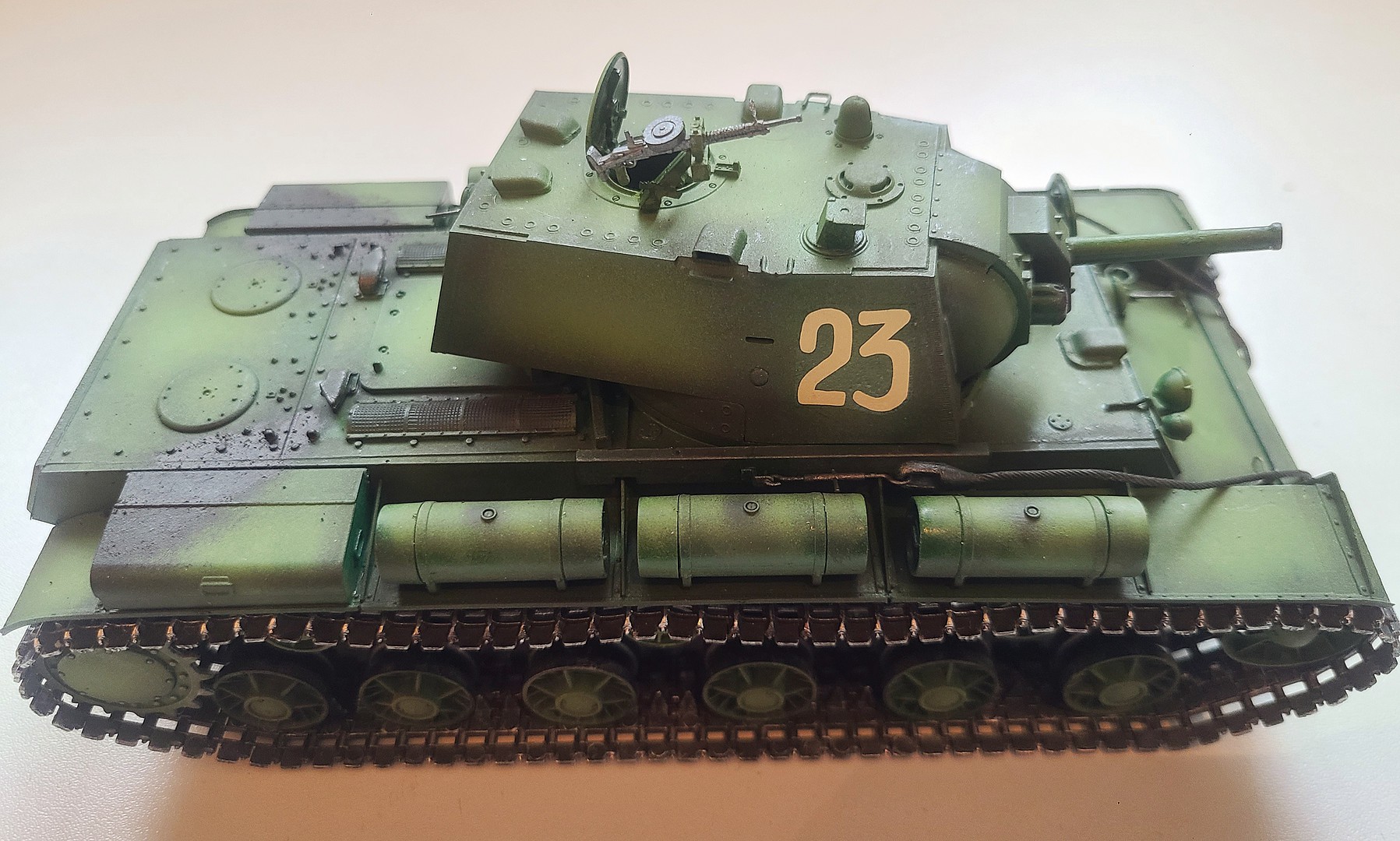 Soviet KV8 Heavy Tank -- Plastic Model Military Vehicle Kit -- 1/35 ...