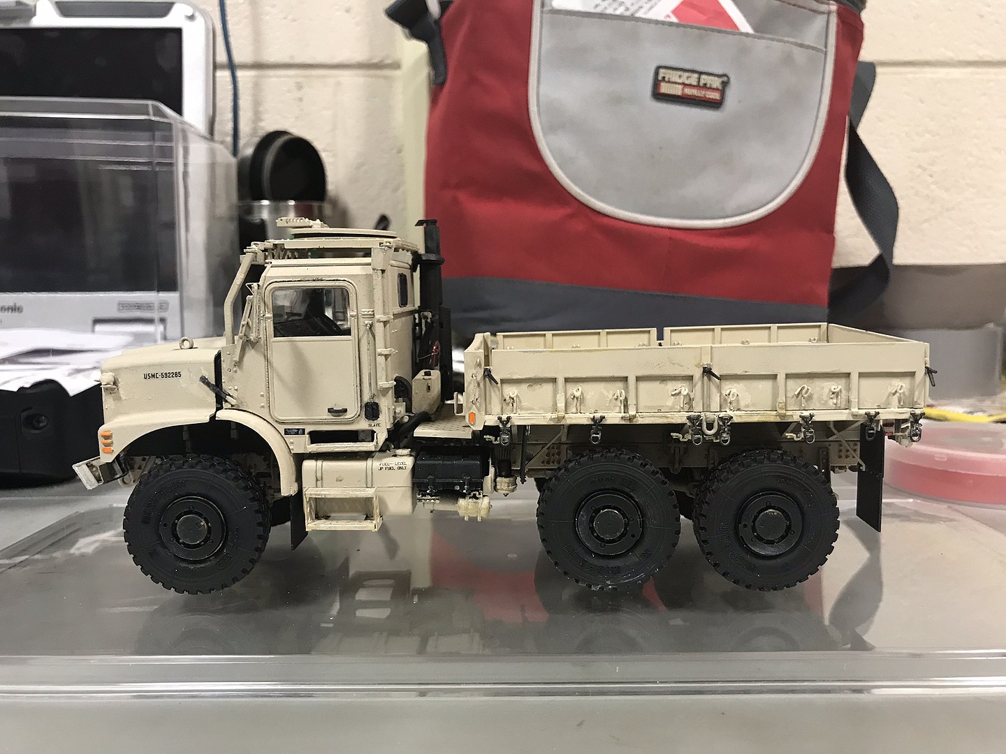 US Mk. 23 MTVR Cargo Truck -- Plastic Model Military Vehicle Kit -- 1/ ...