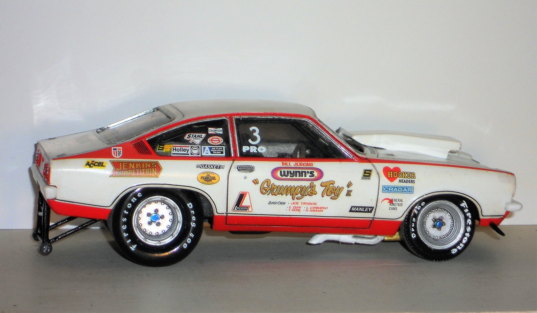 1972 Chevy Vega Pro Stock -- Plastic Model Car Vehicle Kit -- 1/25 ...