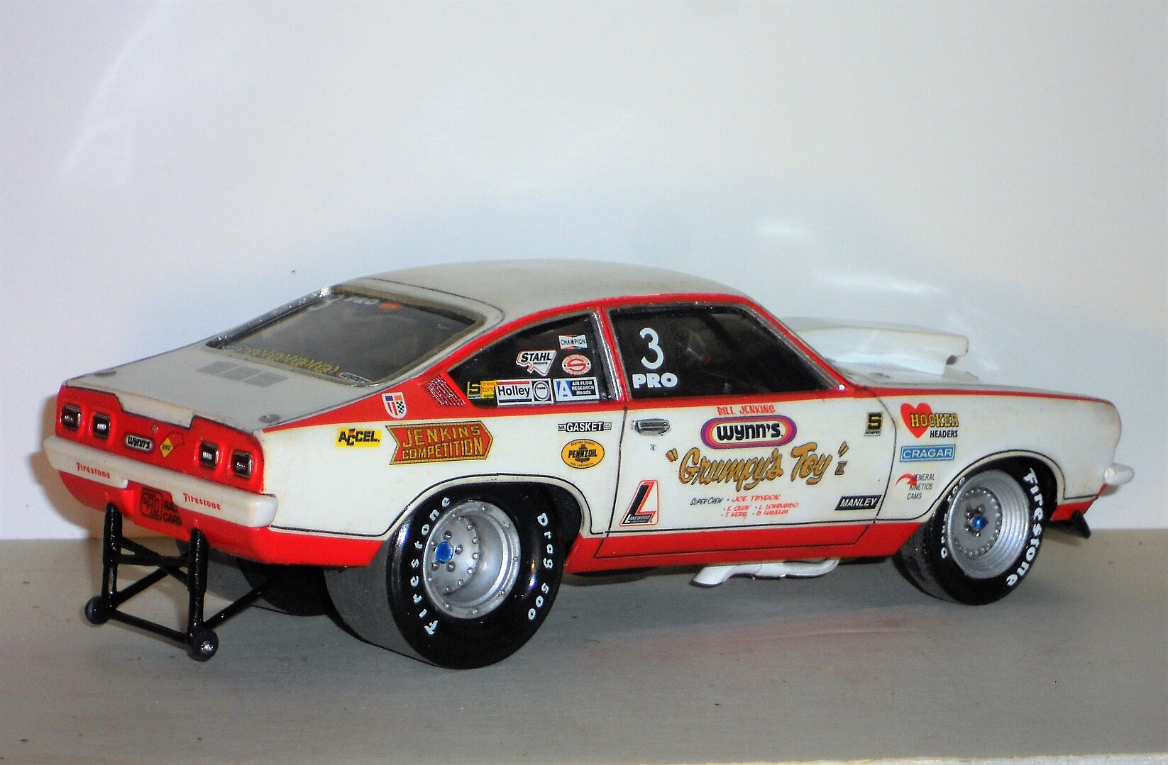 Firestone Drag 500 Big Slicks Parts Pack -- Plastic Model Tire Wheel ...