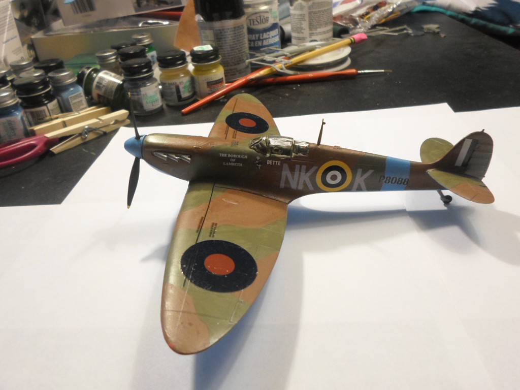 Spitfire Mk-II -- Plastic Model Airplane Kit -- 1/48 Scale -- #855239 pictures by david_strother