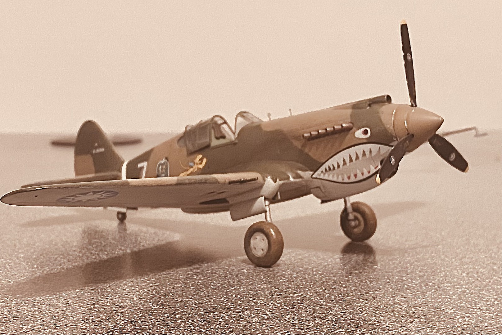 P-40C TOMAHAWK -- Plastic Model Airplane Kit -- 1/48 Scale -- #12280 ...