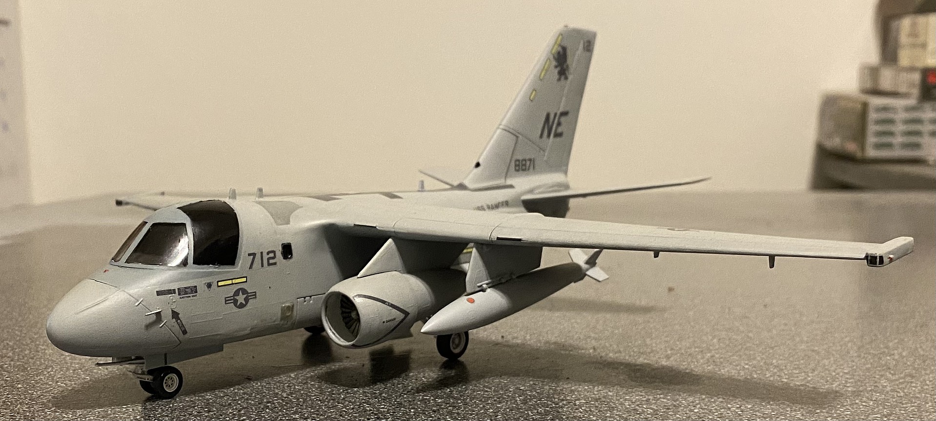 S-3A Viking -- Plastic Model Airplane Kit -- 1/72 Scale -- #00537 ...