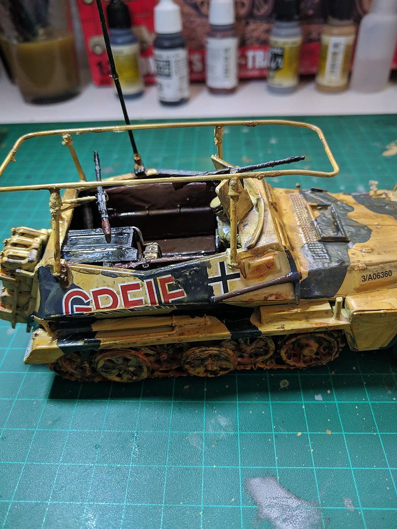 Rommel's Half Track Vehicle -- Plastic Model Military Vehicle Kit -- 1/ ...