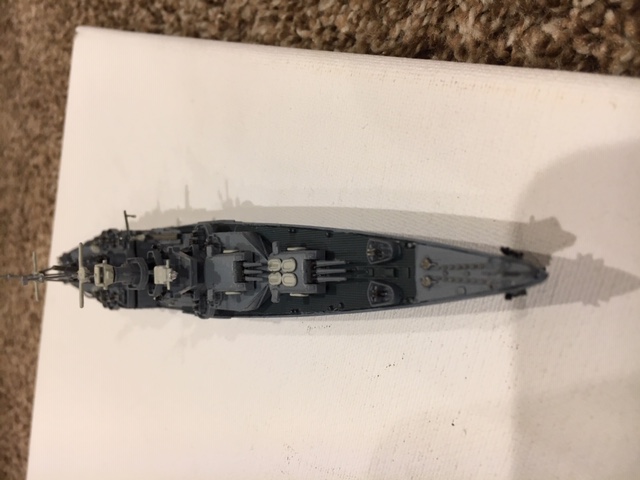US Navy Indianapolis Cruiser Boat -- Plastic Model Military Ship Kit ...