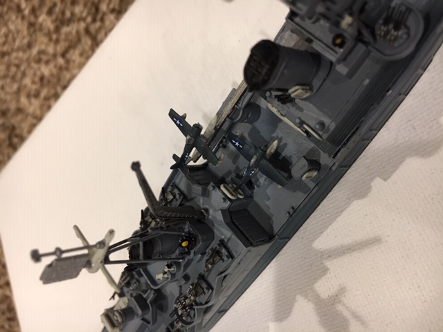 US Navy Indianapolis Cruiser Boat -- Plastic Model Military Ship Kit ...